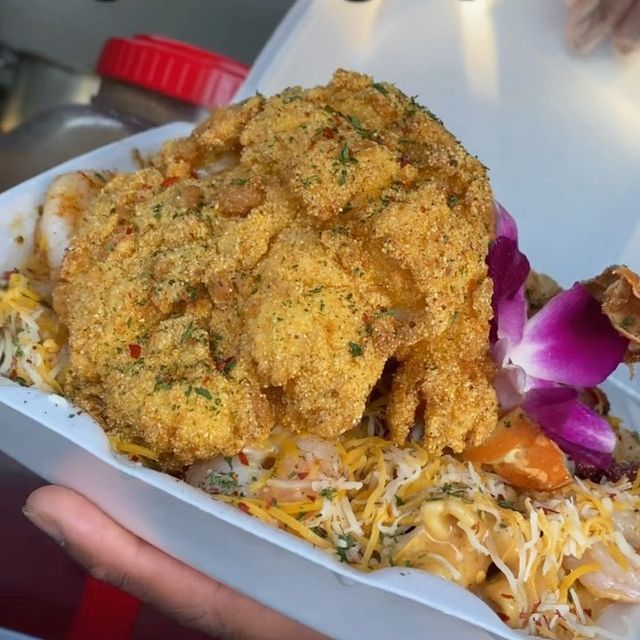 Krack Kitchen Cajun Lobster, Shrimp & Sausage Pasta | Houston Food ...